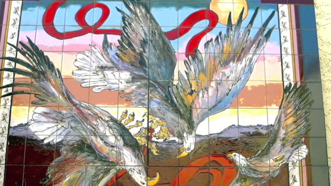 Eagle Tile Mural - YouTube