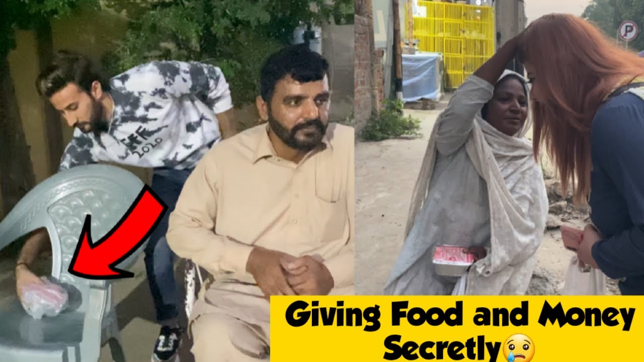 Giving Food And Money Secretly _ Social Experiment - YouTube