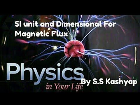 SI unit and Dimensional Formula of Magnetic Flux - YouTube