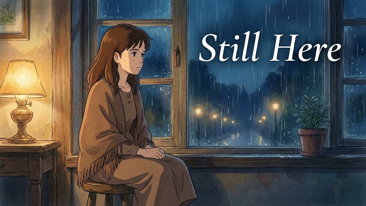 A Quiet Rainy Evening Together | Ghibli-Style Cozy Animation #ghibli # ...