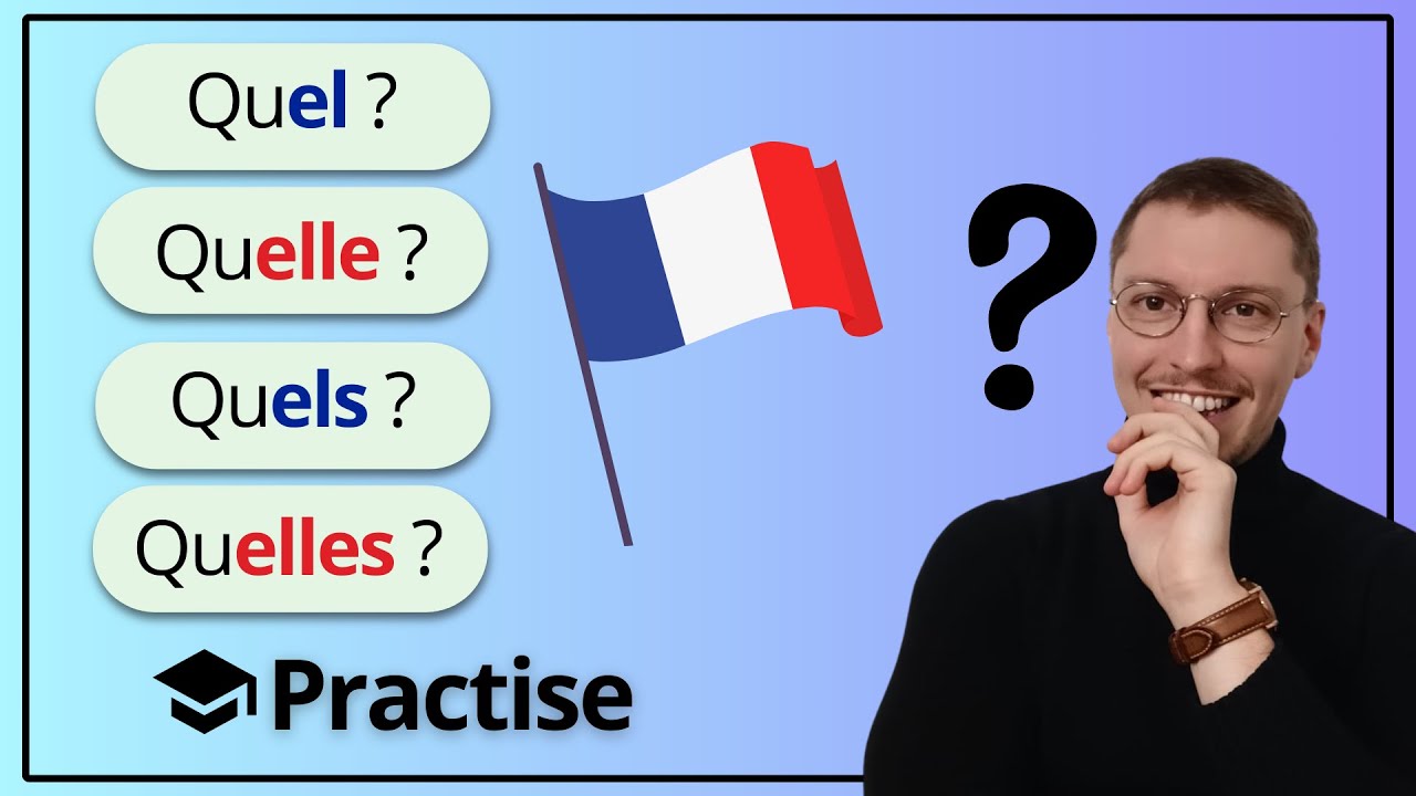 3 Exercices : Quel / Quels / Quelle / Quelles ? (A1) - YouTube