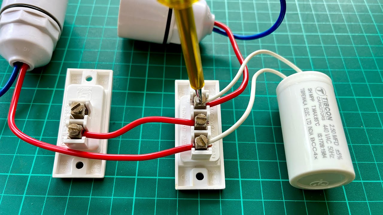 2 different modes of bulb connection with capacitor 😇| - YouTube