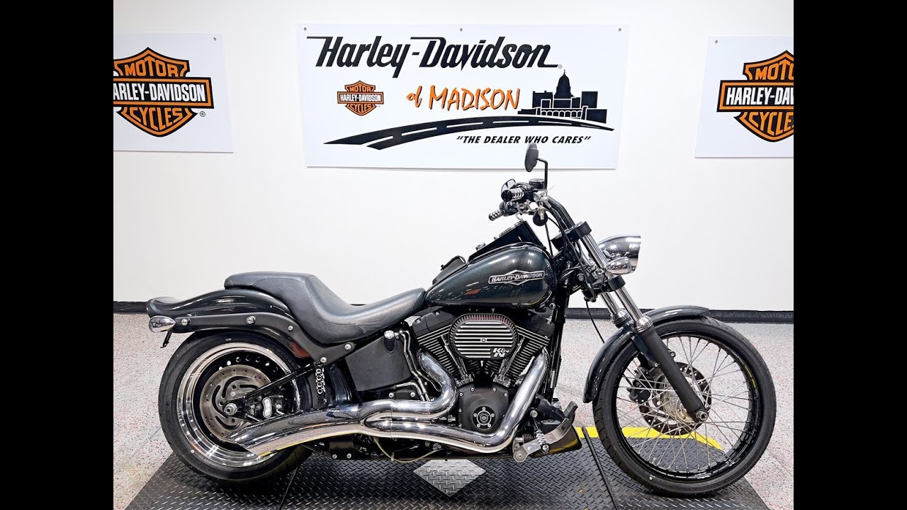 2008 Harley Davidson Softail Night Train FXSTB 37,626 Miles Black Pearl ...