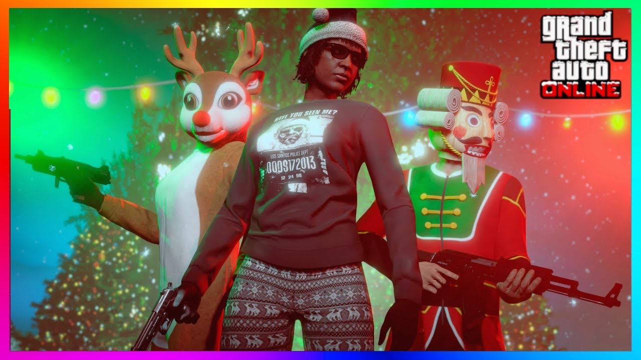 RARE Christmas Outfits, THE NUTCRACKER, Red Nose REINDEER, Xmas, GTA 5 ...