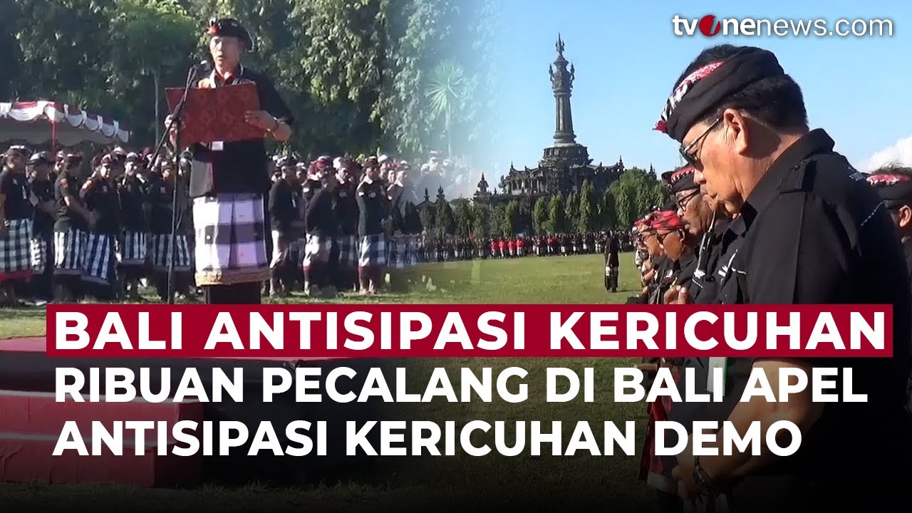 Pecalang Gelar Apel Agung di Bali, Tegas Tolak Demo Anarkis Pasca ...