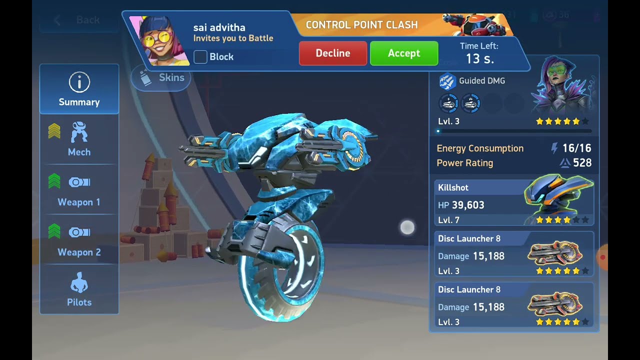 Ranking Up Pilot Crow (Mech Arena) - YouTube