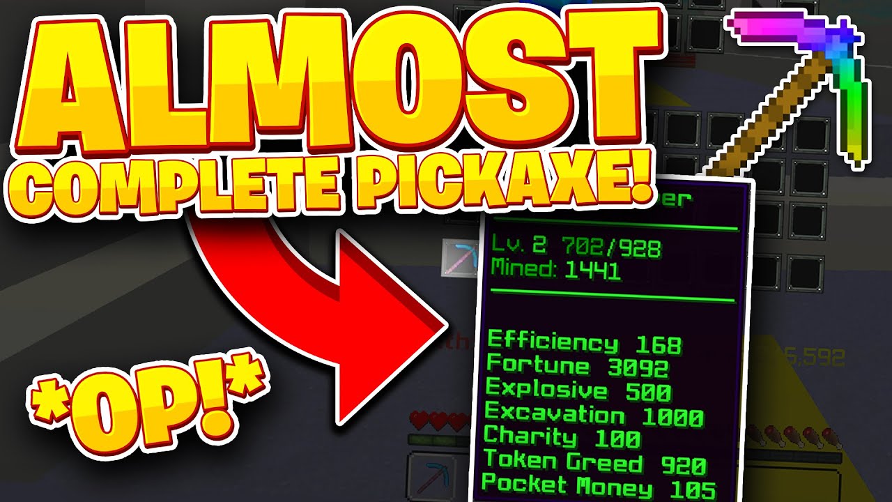 *INSANELY OVERPOWERED!* OUR GOD TIER PICKAXE IS ALMOST COMPLETE ...
