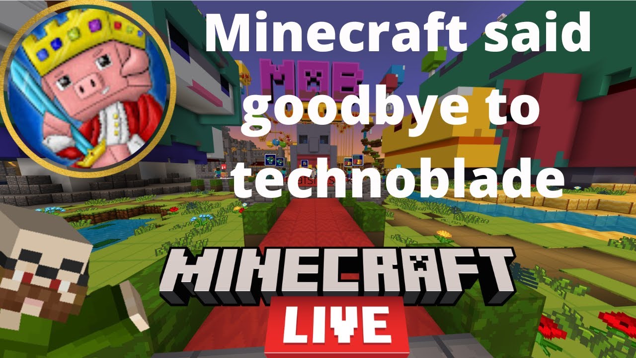 Minecraft said goodbye to technoblade! - YouTube