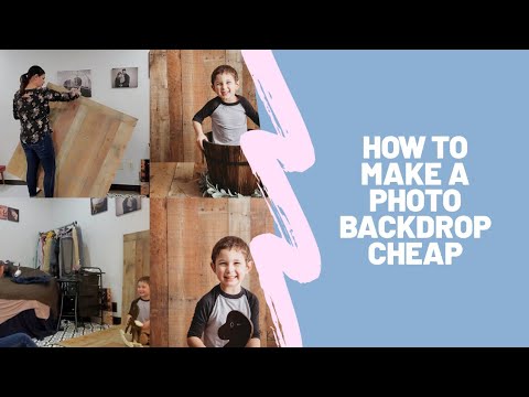 How to make a photo backdrop cheap for kids photos or product photos ...