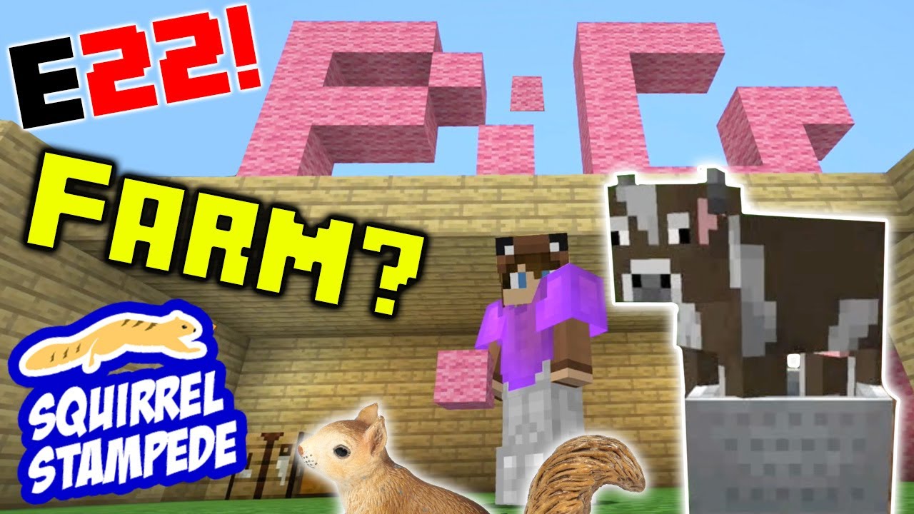 Squirrel Stampede Plays Minecraft Episode 22 Pig Farm Mess Up! - YouTube