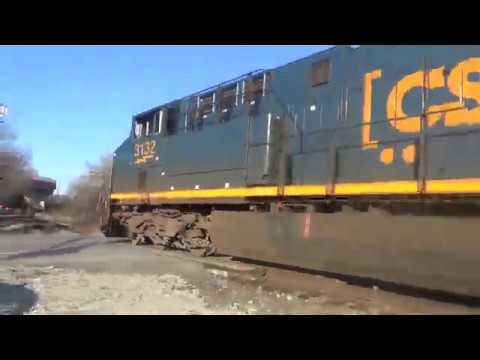 CSX Mixed Freight Train Q410-14 at Riverdale Park, MD 12/15/19 - YouTube