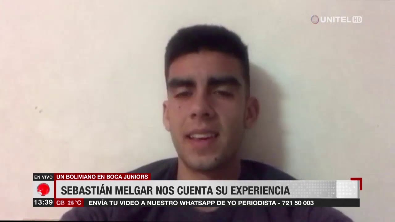 Sebastián Melgar, boliviano que se forma en Boca Jrs - YouTube