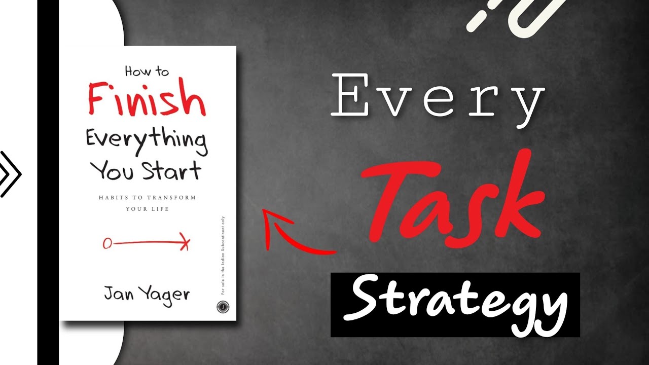 How to Finish Everything You Start by Jan Yager Audiobook Summary | Now ...