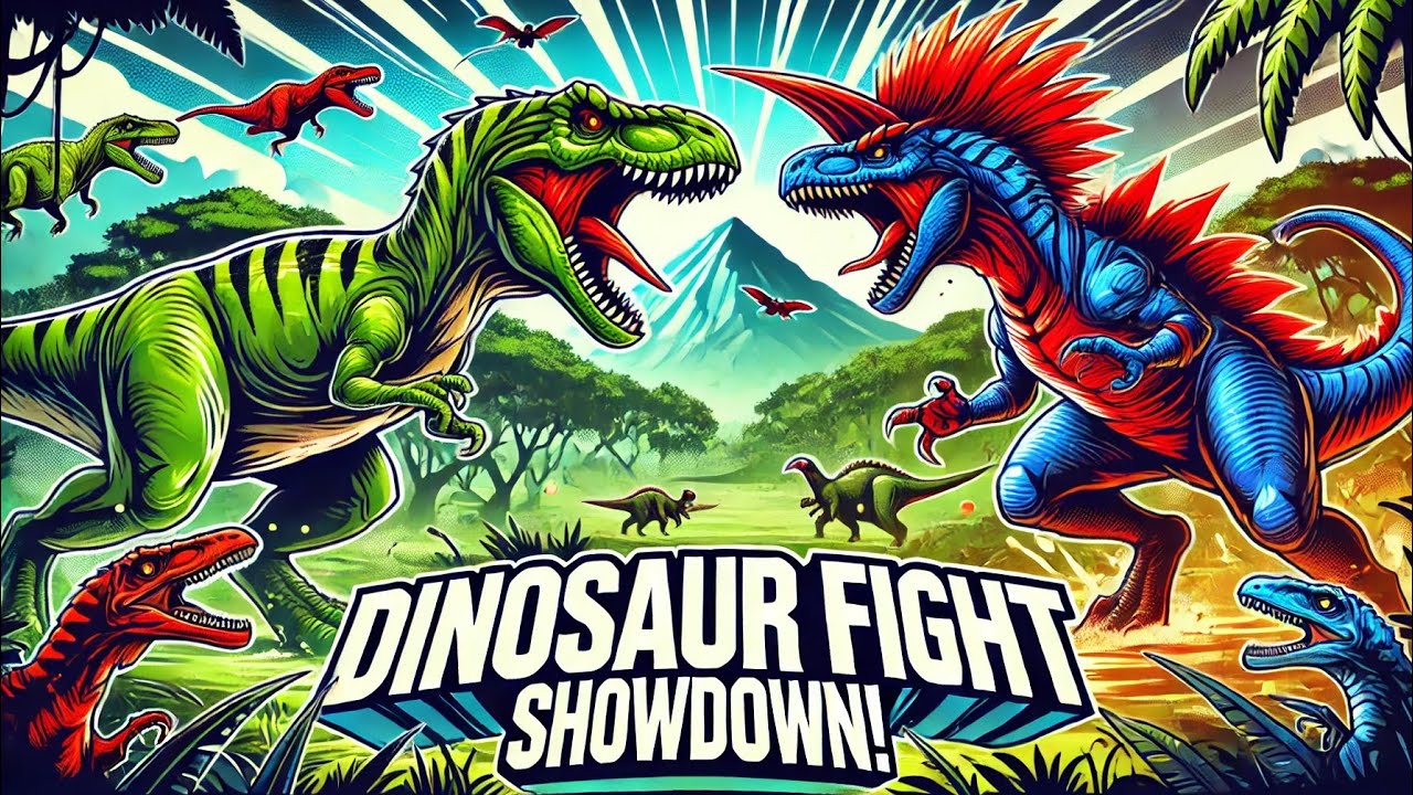 Dinosaur fight showdown!Video. - YouTube