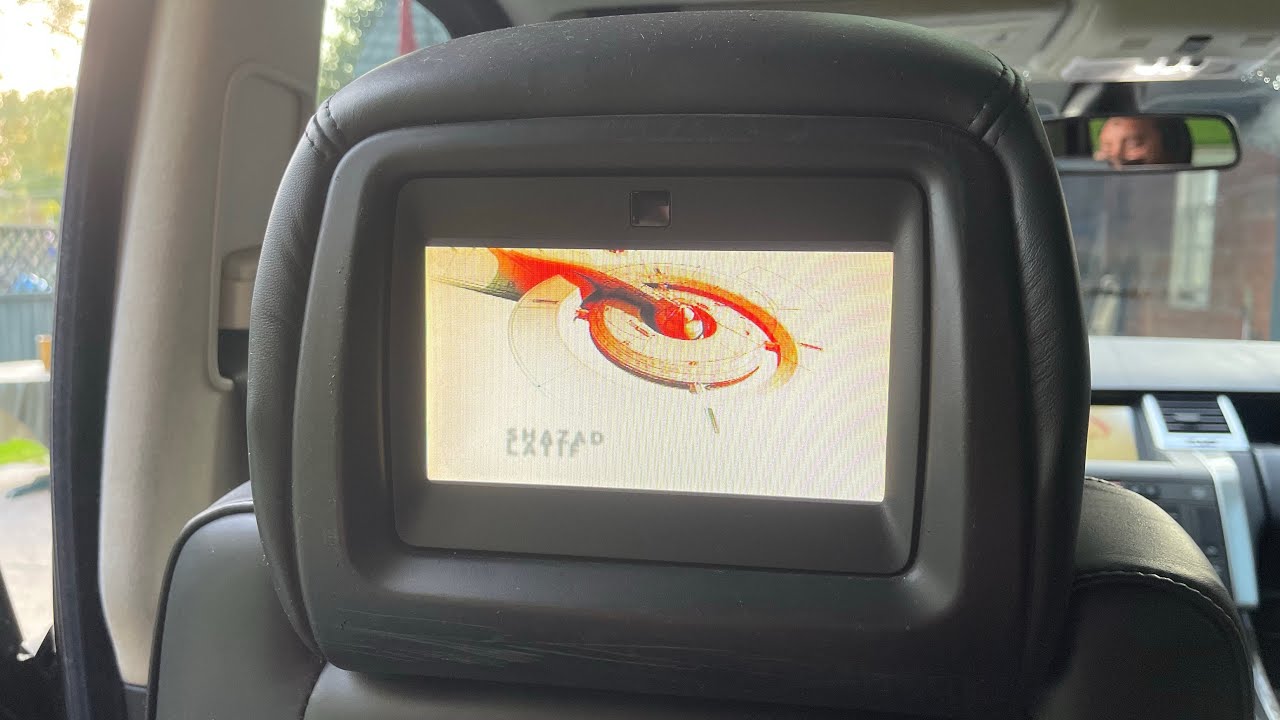 2007 Range Rover sport supercharged : rear entertainment system ...