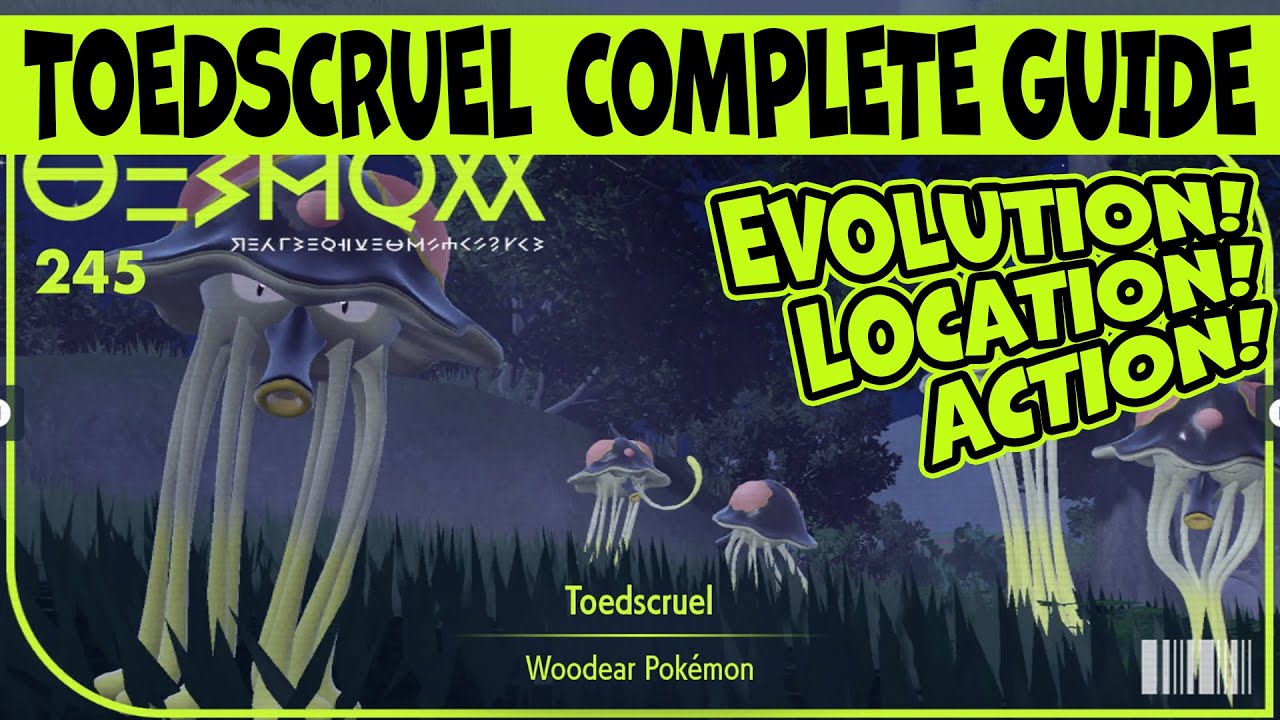 How to Get Toedscruel! Best Abilities and Stats | Pokemon Scarlet ...