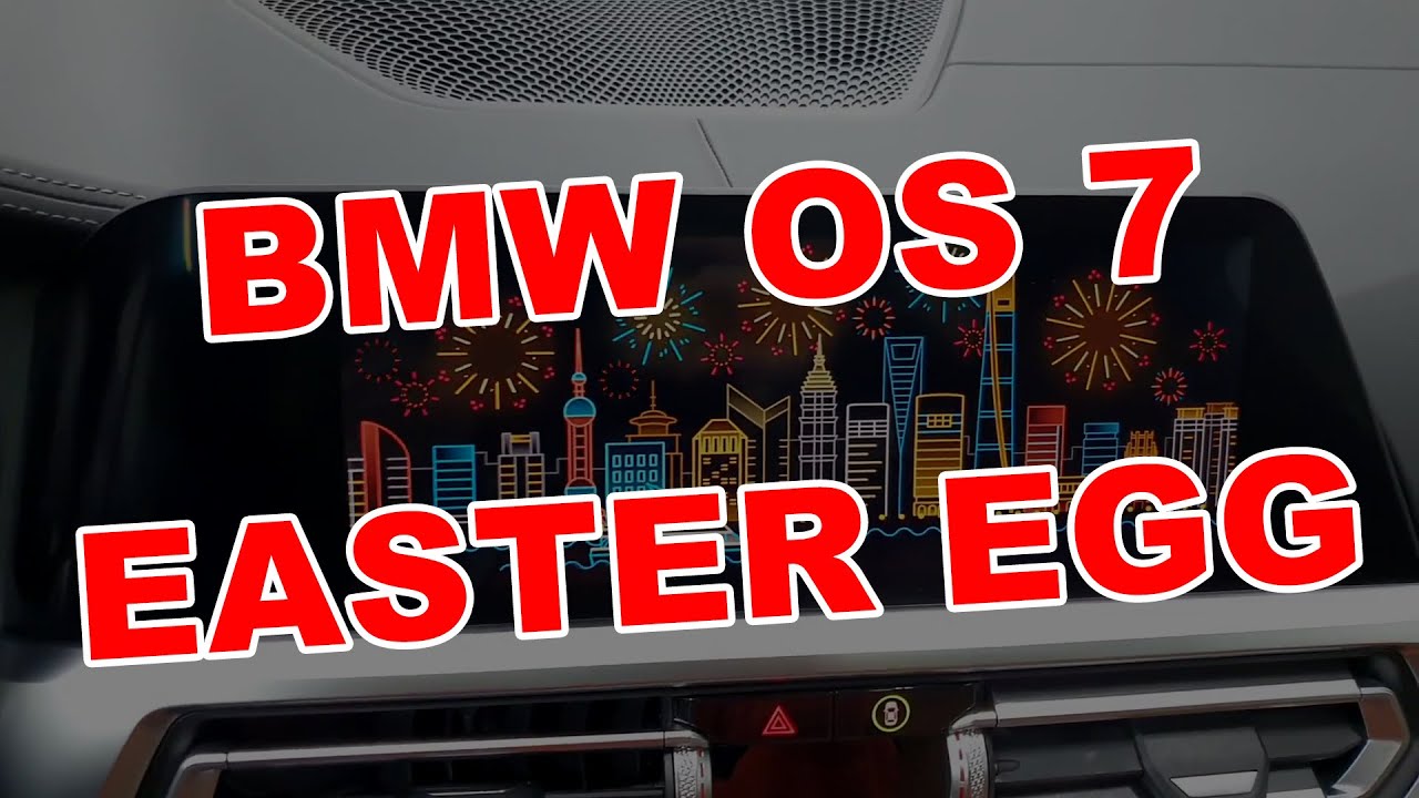 BMW OS 7: funny Easter Egg / hidden "fun feature" in G-Series - YouTube