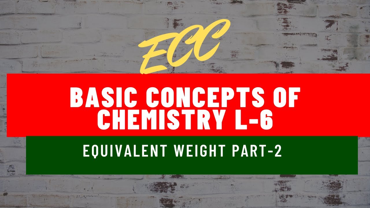 Class11|1st PUC Chemistry|Basic concepts of chemistry L-6|Equivalent ...