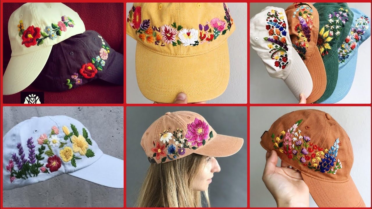 Gorgeous And Classy Hand Embroidered Girls Caps Designs Collection 2020 ...
