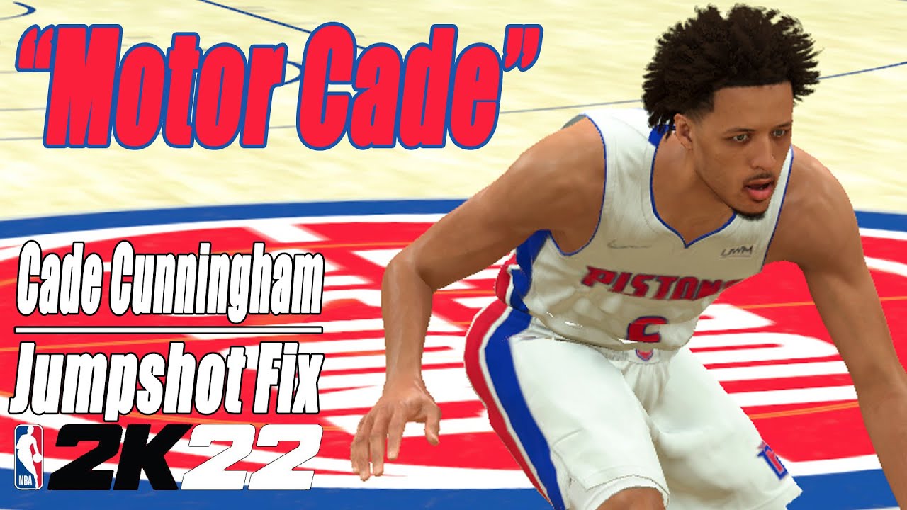Cade Cunningham Jumpshot Fix NBA2K22 - YouTube