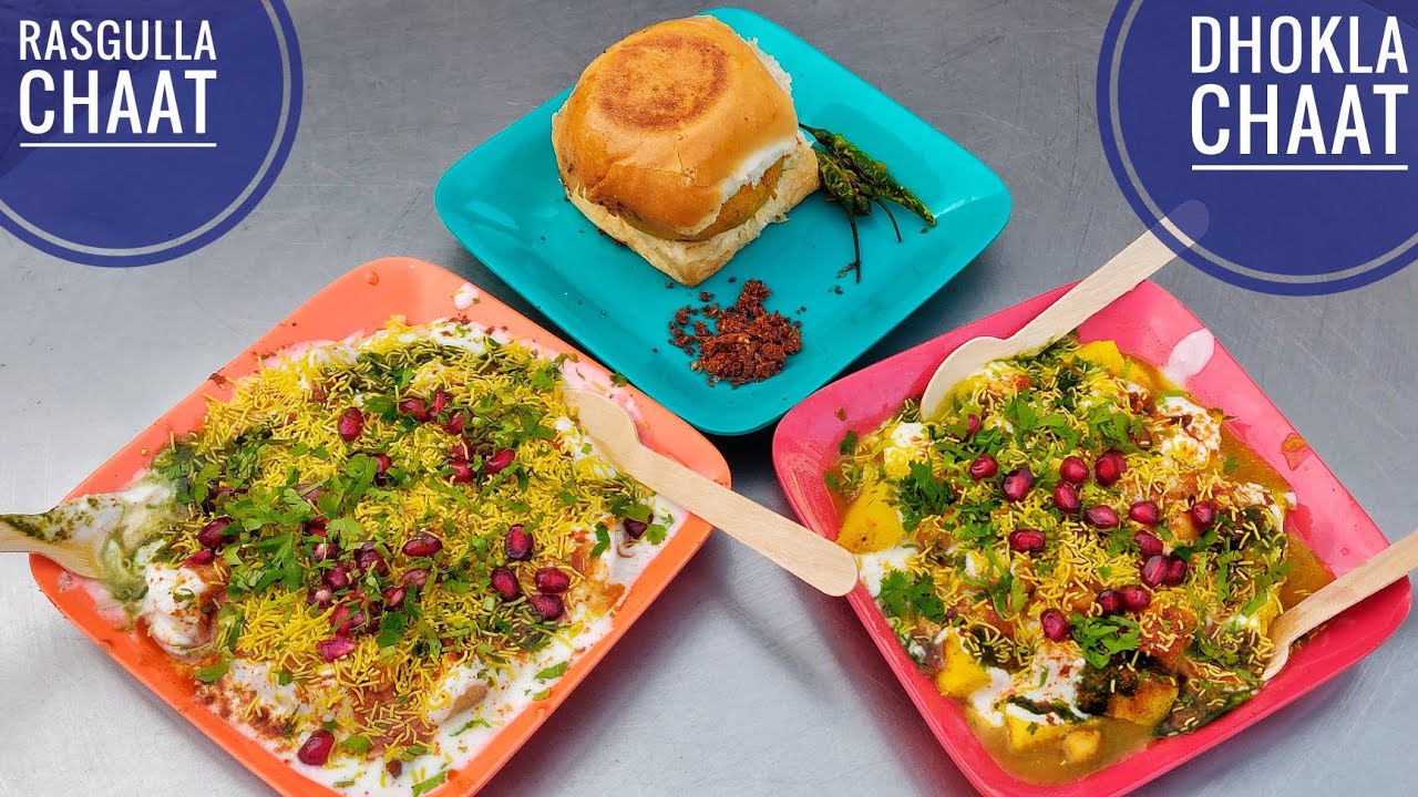 Rasgulla Chaat खाई है कभी? Dhokla Chaat, Vada Pav, Motichoor Indian ...