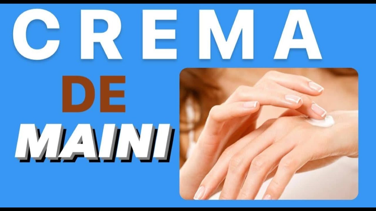 CREMA EMOLIENTA pentru maini crapate, uscate. CREMA INTENSIVA de maini ...