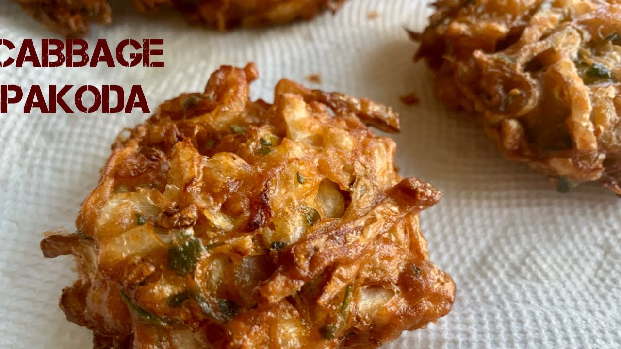 CABBAGE PAKODA Recipe | Simple Cabbage PAKODA recipe - YouTube