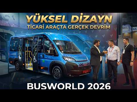 Yüksel Dizayn'ın Yeni Araçları | Busworld 2026