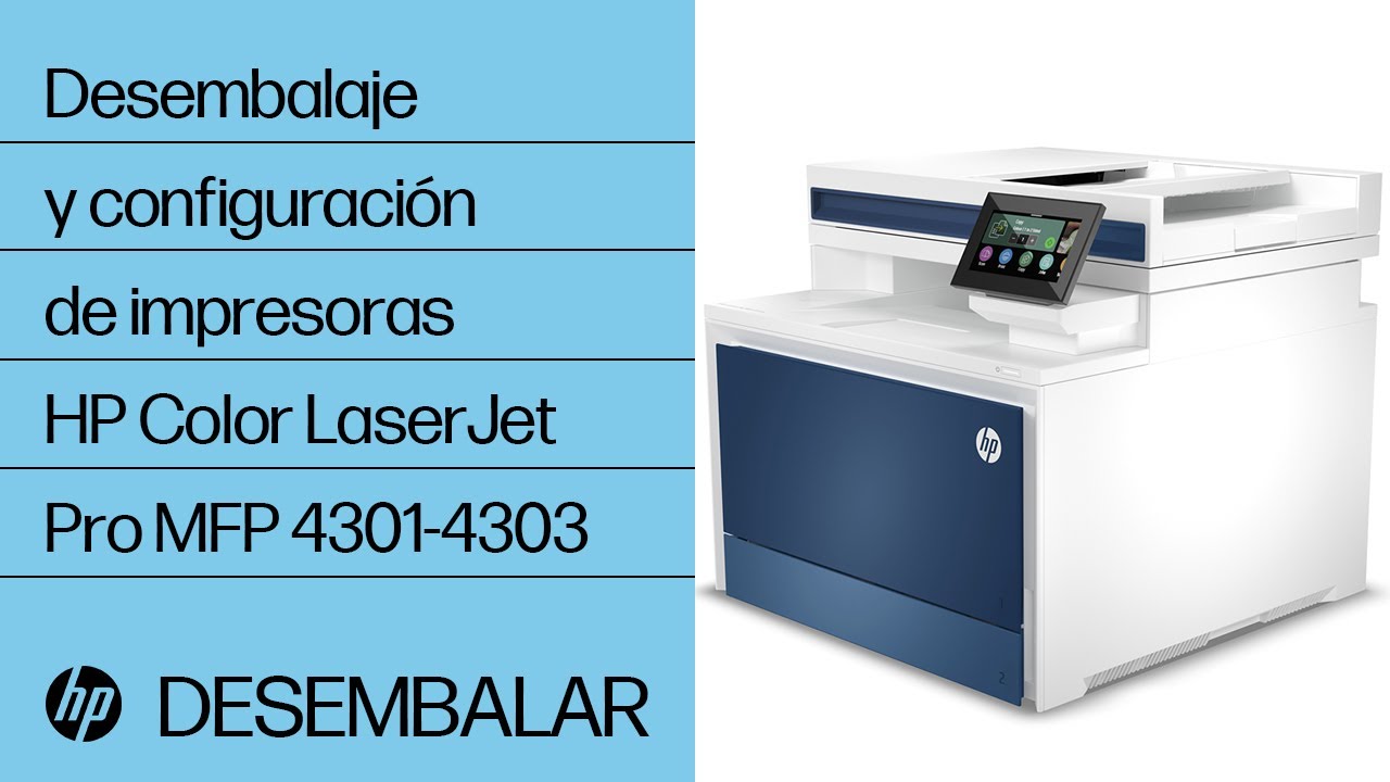 HP Color LaserJet Pro MFP 4301, 4302, 4303 - Configuración de la ...