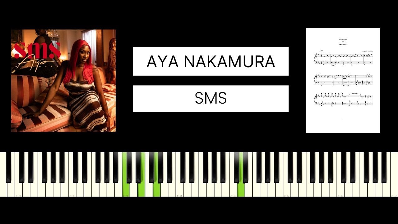 Aya Nakamura - SMS (BEST PIANO TUTORIAL & COVER) - YouTube