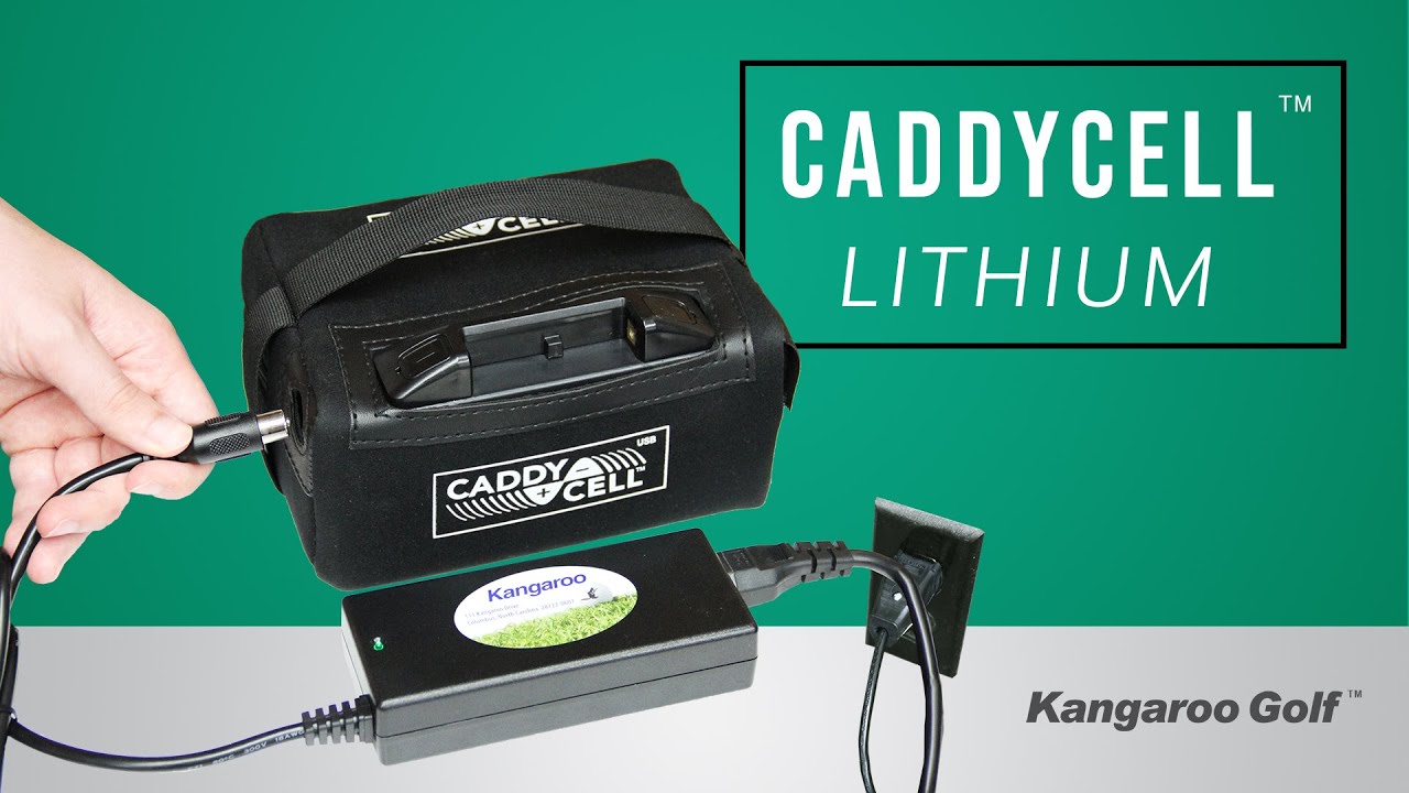 CaddyCell Lithium Battery - compatible with new Kangaroo caddies - YouTube