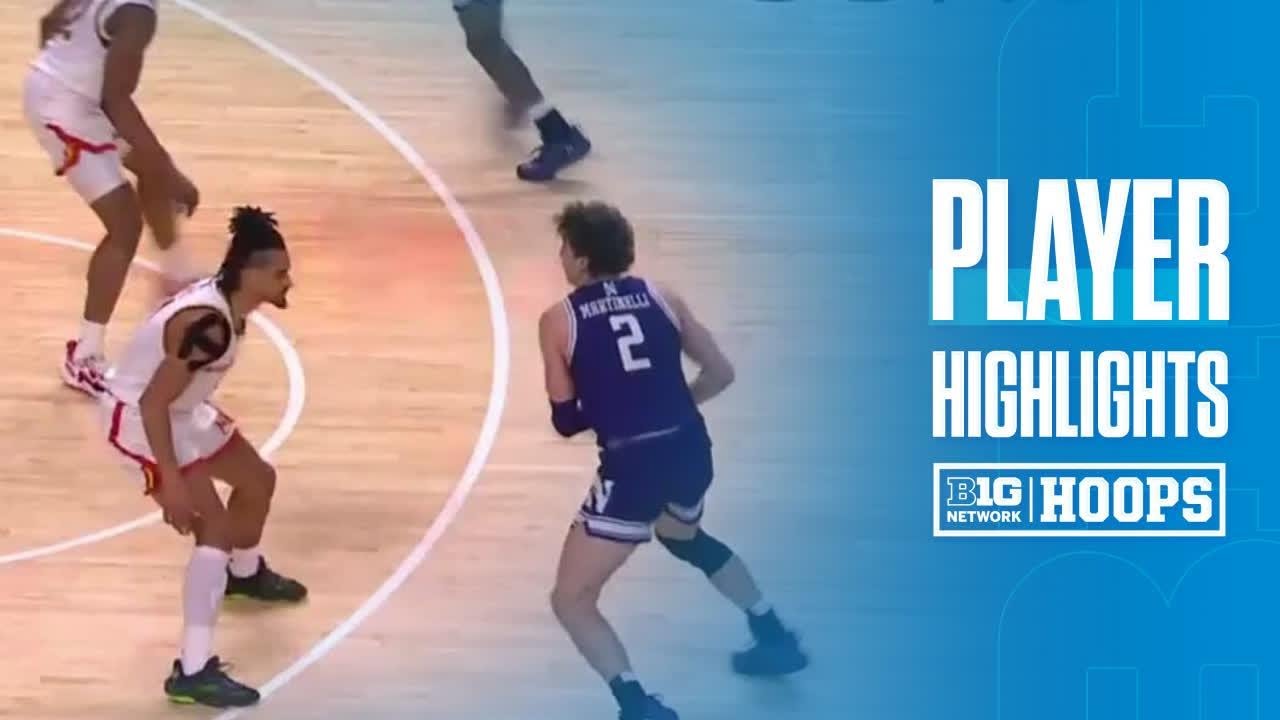 Nick Martinelli Highlights vs. Maryland | Northwestern Basketball | 03/08/2025 - YouTube