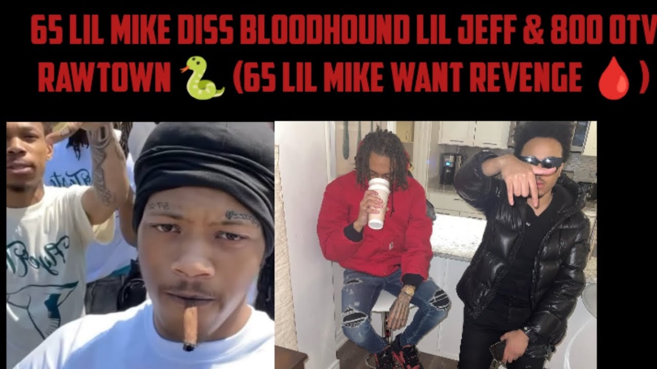 65 Lil Mike Diss BloodHound Lil Jeff & 800 OTV RawTown 🐍 (65 Lil Mike ...