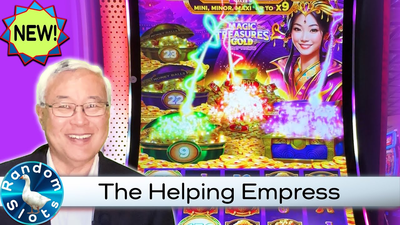 Magic Treasures Gold Empress Slot Machine Bonus - YouTube