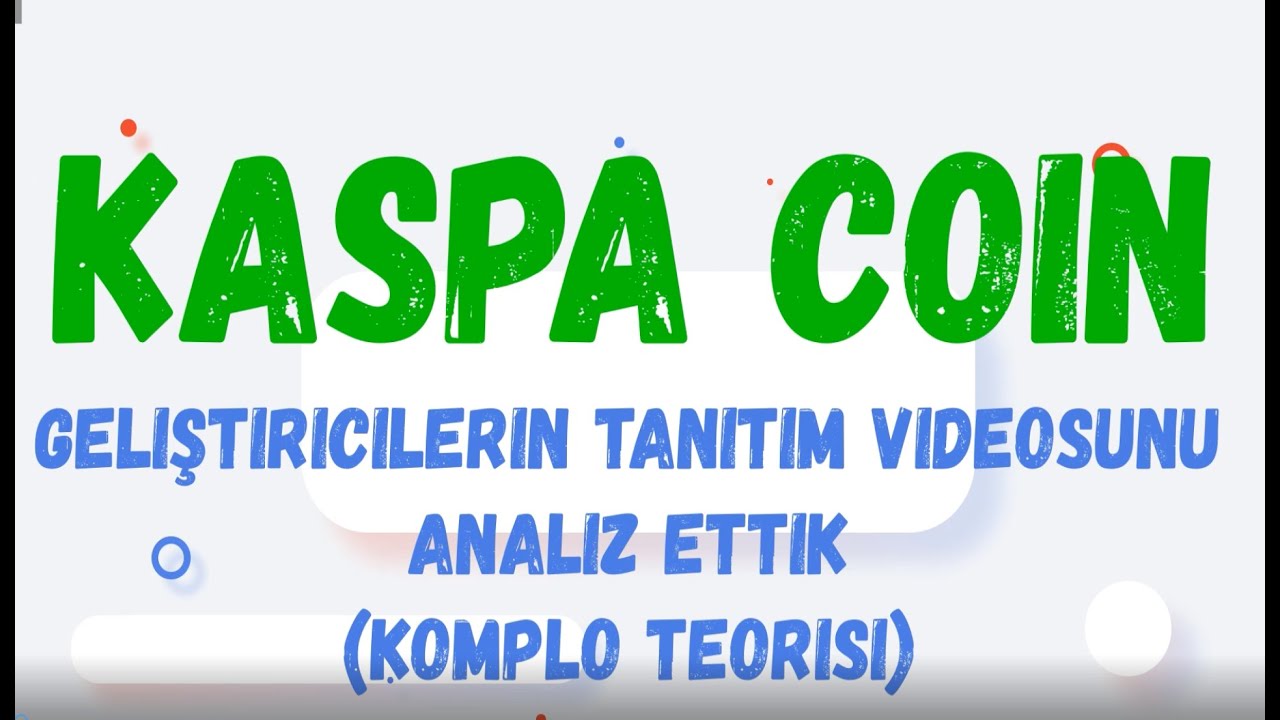 Kaspa coin komplo teorisi gibi bir video | Block Dag | Ghost Dag | # ...