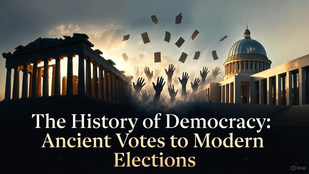 The History of Democracy: Ancient Votes to Modern Elections - YouTube