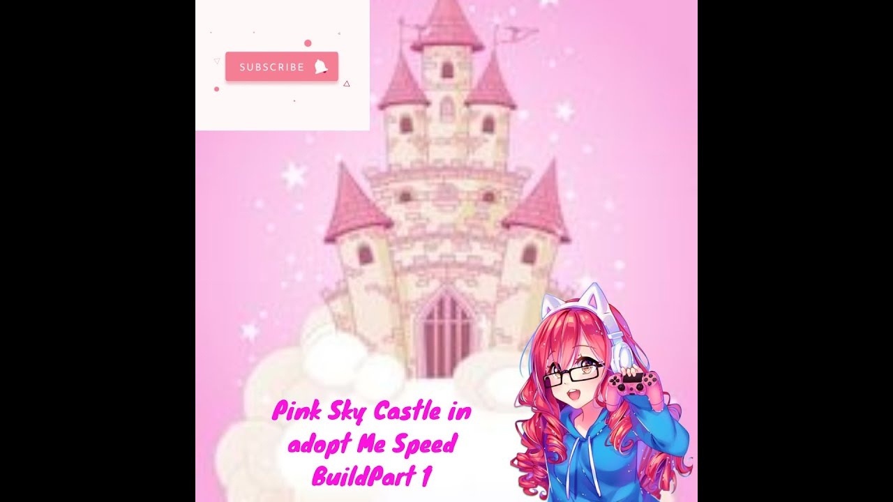 Adopt Me Pink Sky Castle, Speed Build Part 1 - YouTube