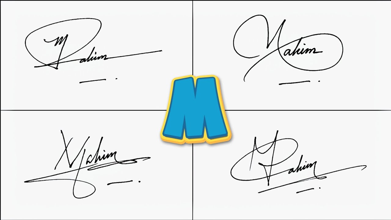 Mahim name Signature | M Signature Style | #signature #signaturestyle ...