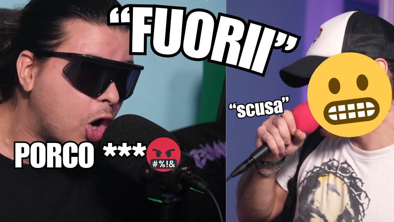 MR.FLAME INFURIATO CACCIA un fan dallo STUDIO. CERBERO PODCAST - YouTube