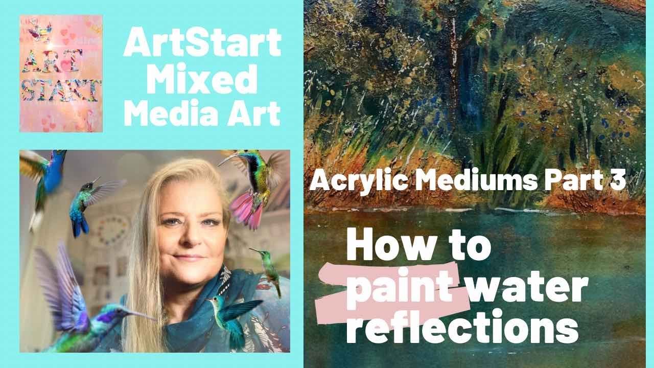 5 Techniques That Will Bring Your Acrylic Paintings To Life|Paint Water ...