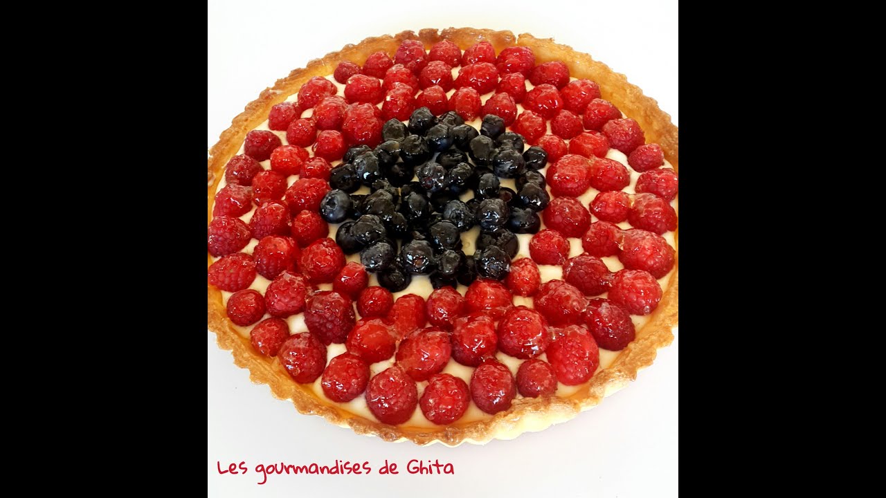 Tarte à la chantilly et framboises - YouTube