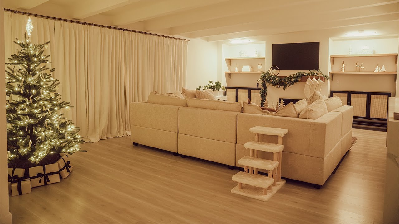 OUR CHRISTMAS MAKEOVER: Minimalist Winter Wonderland! - YouTube