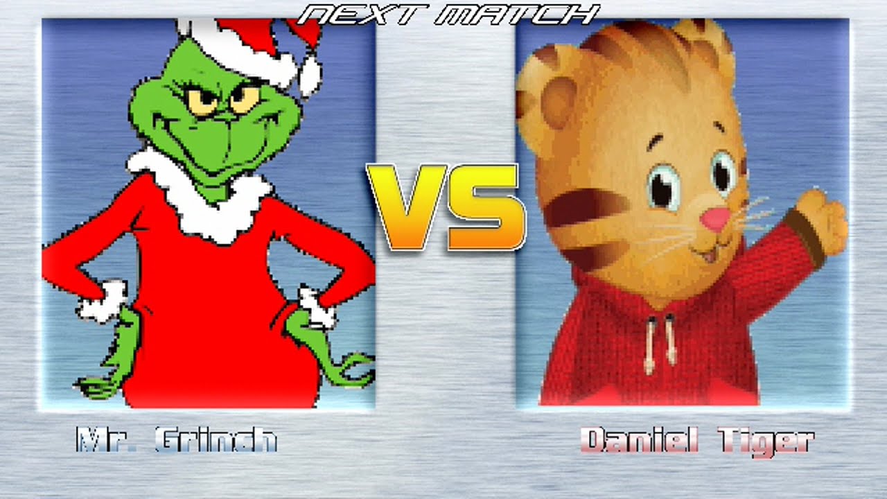M.U.G.E.N BATTLES | The Grinch vs Daniel Tiger - YouTube