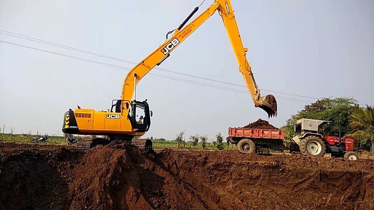 Jcb long rich machine - YouTube