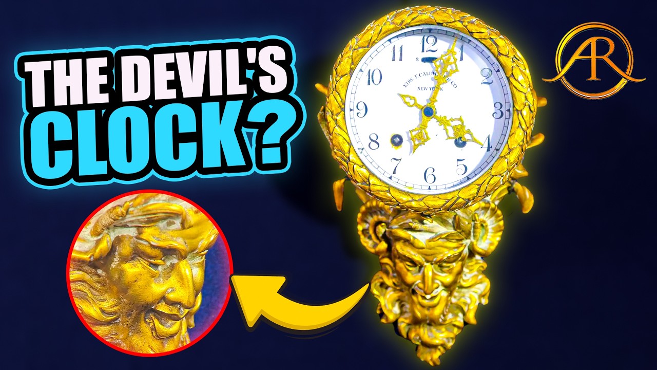 "1880 DEVIL CLOCK" From New York Worth A Few Thousand | Antiques ...