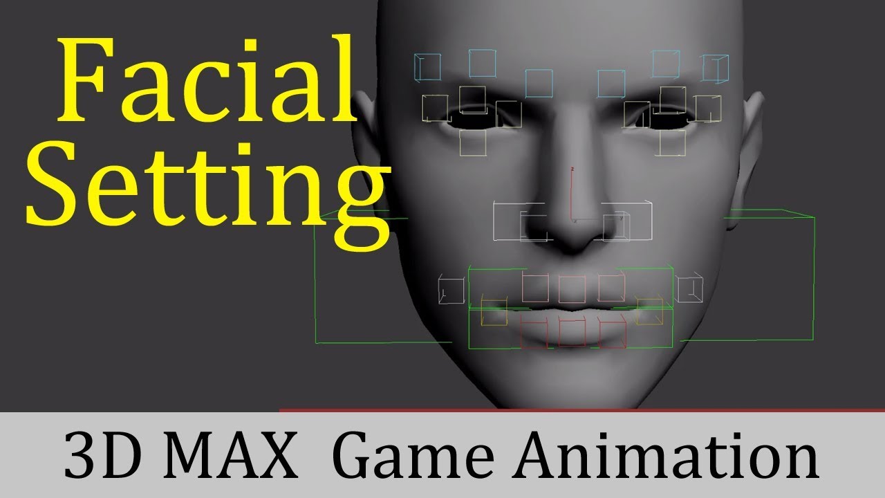 Facial setting of Game Animation - part 3 - YouTube