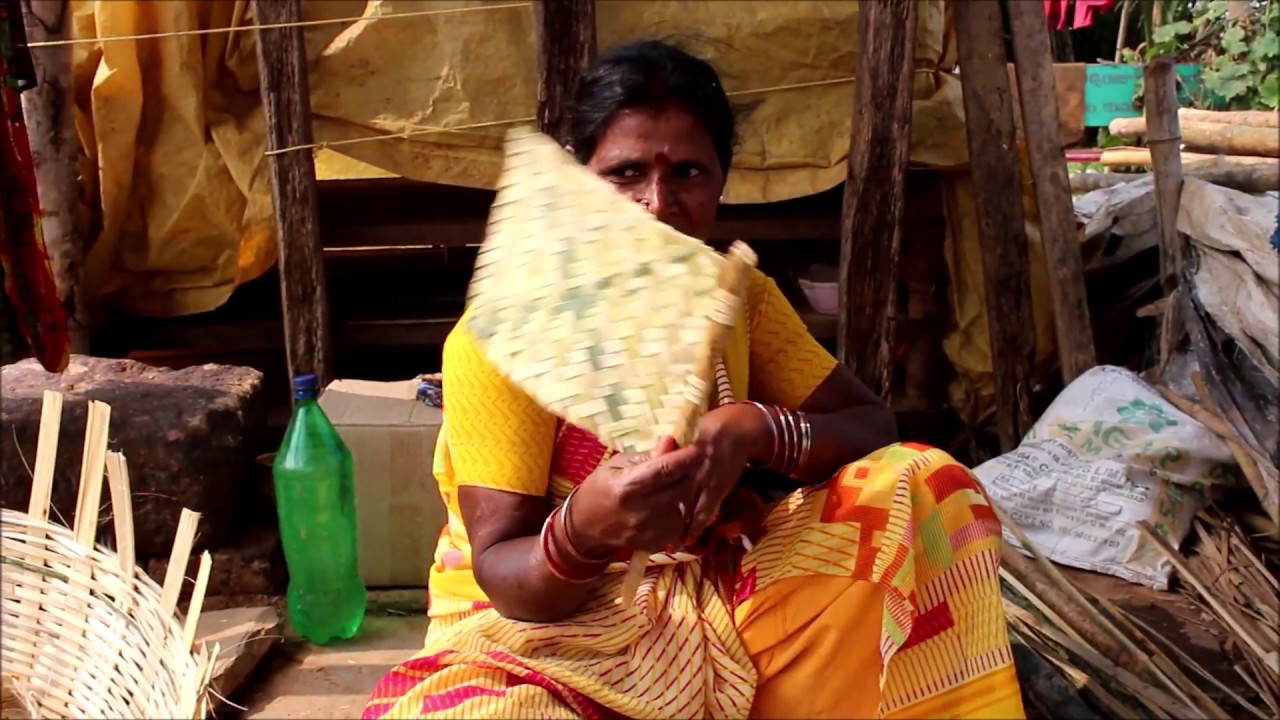 How to Make Handmade Fan with Bamboo Sticks - YouTube