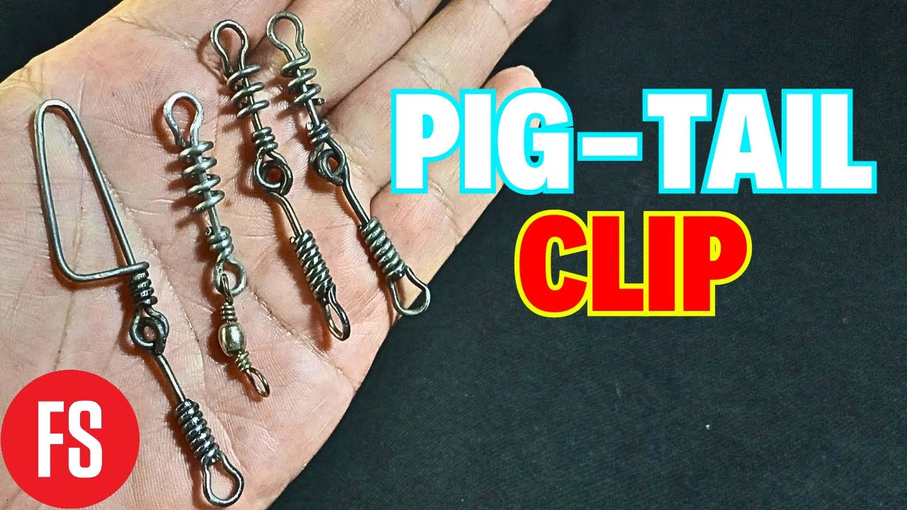 How to Make Your Own !! Pig-Tail (Corkscrew) Clip | The Strongest Snap ...