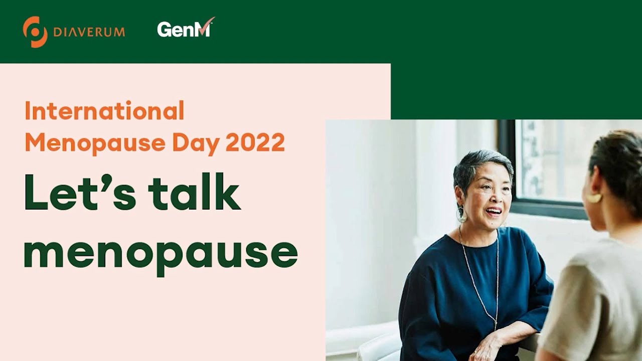 Diaverum & GenM International Menopause Day 2022 Let's talk Menopause - YouTube