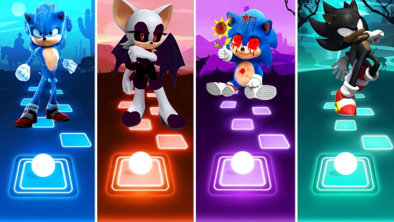 Sonic The Hedgehog Vs Baby Sonic Exe Vs Dark Sonic Vs Blaze Exe Tiles ...